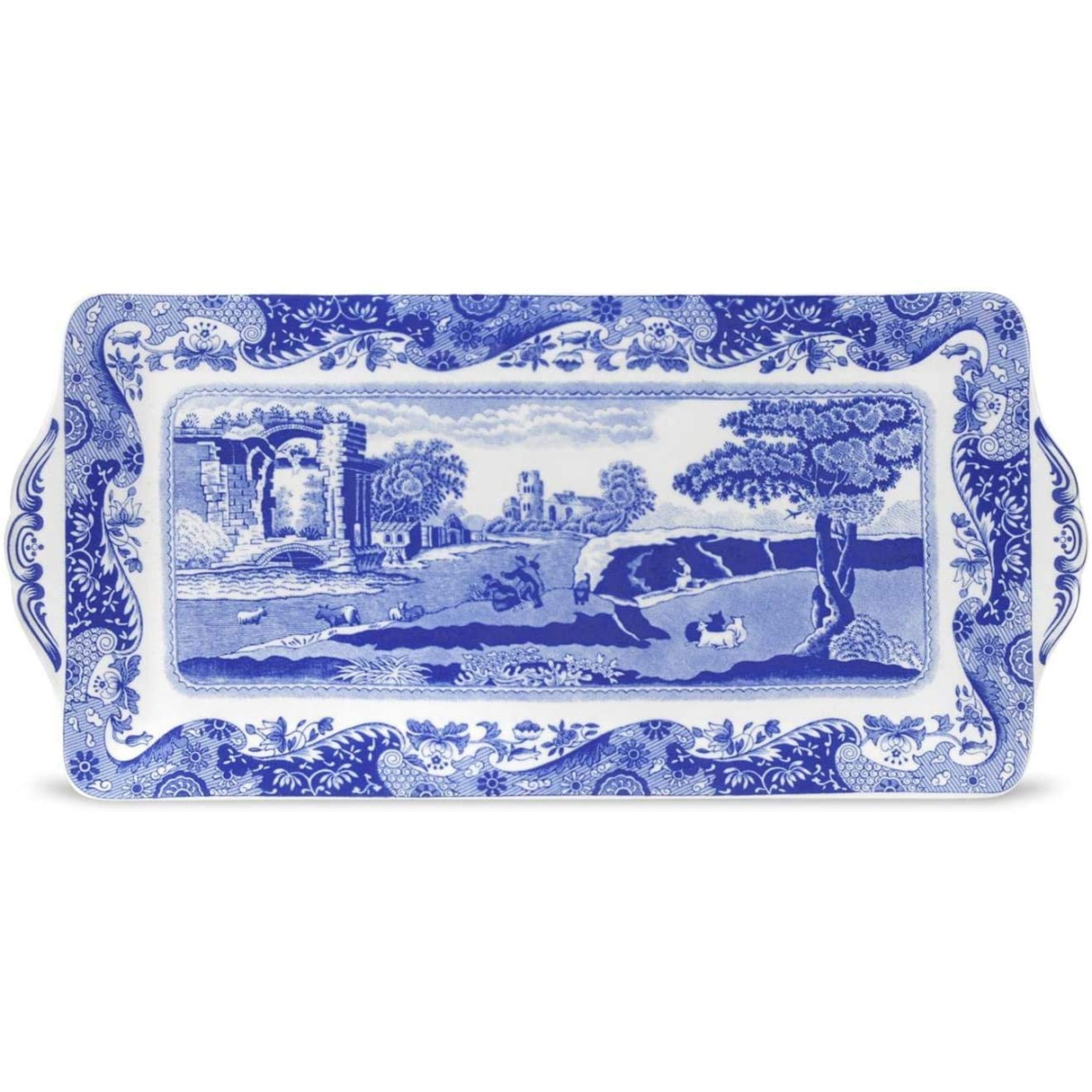 Spode Blue Italian Sandwich Tray | Berings