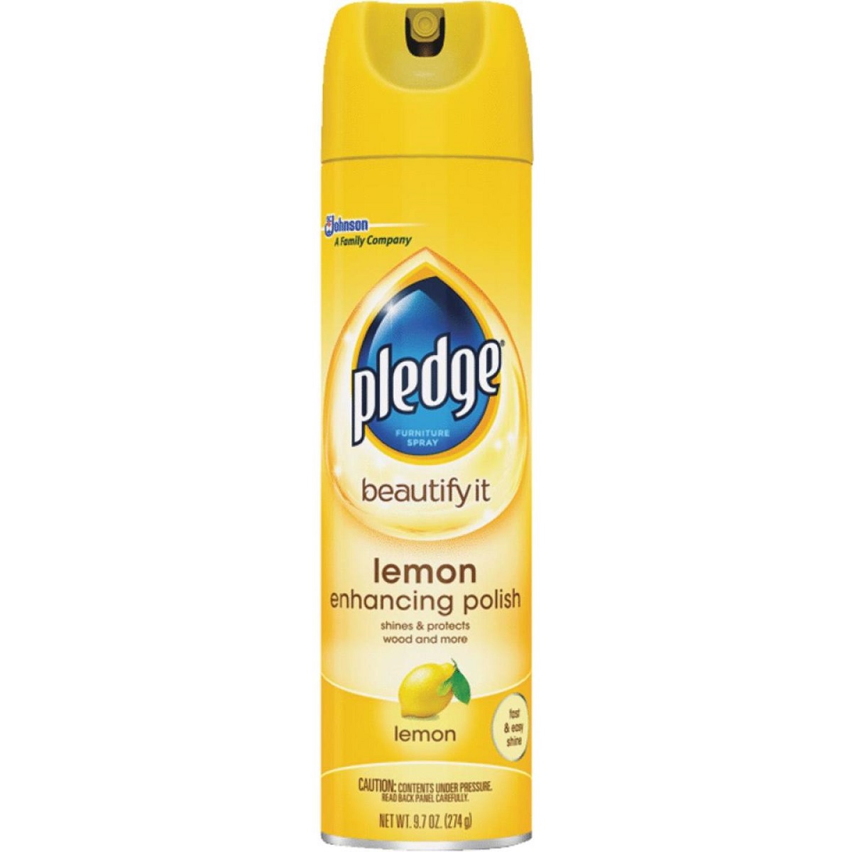 Pledge 9.7 Oz. Lemon Furniture Polish | Berings