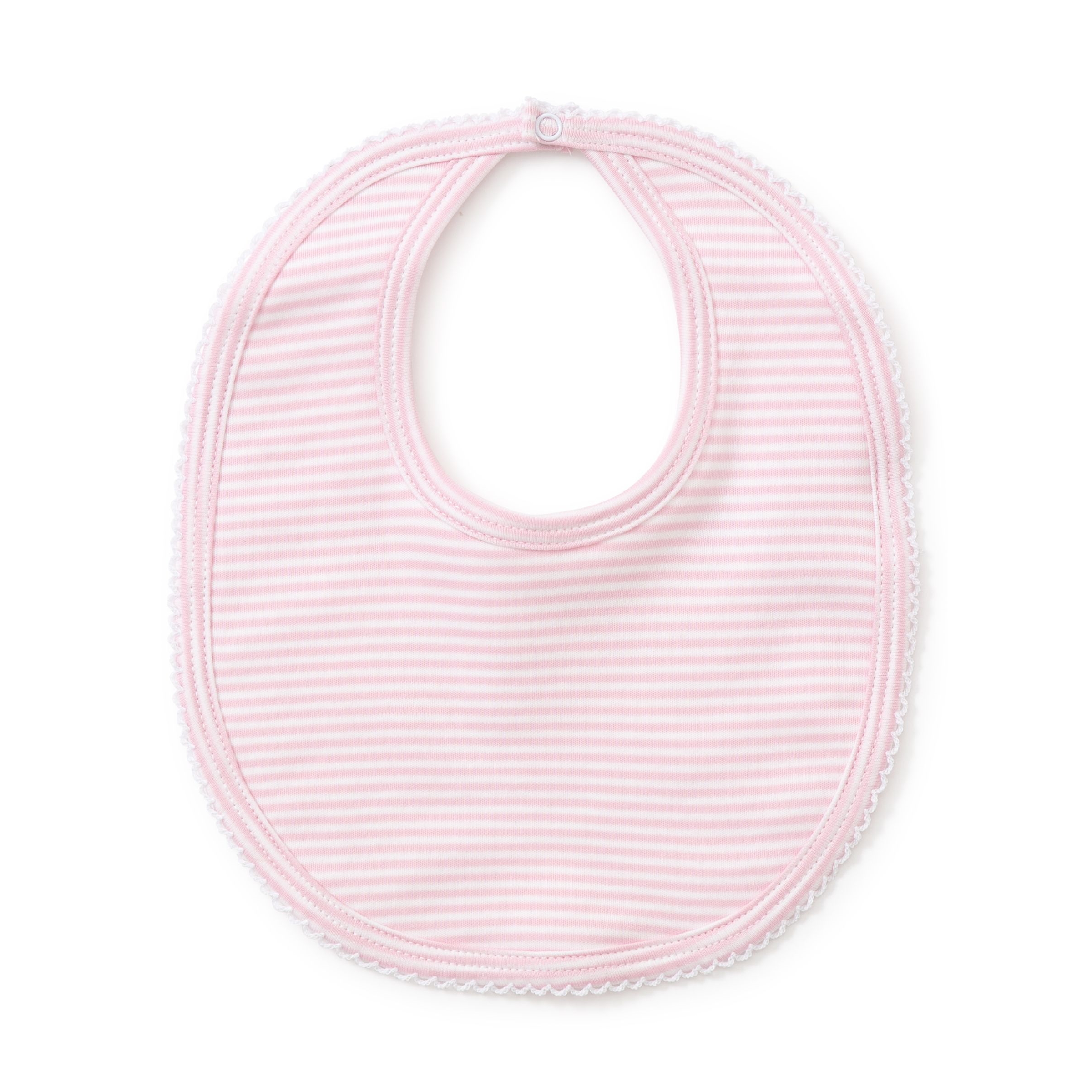 Kissy Kissy Stripe Bib - Pink | Berings