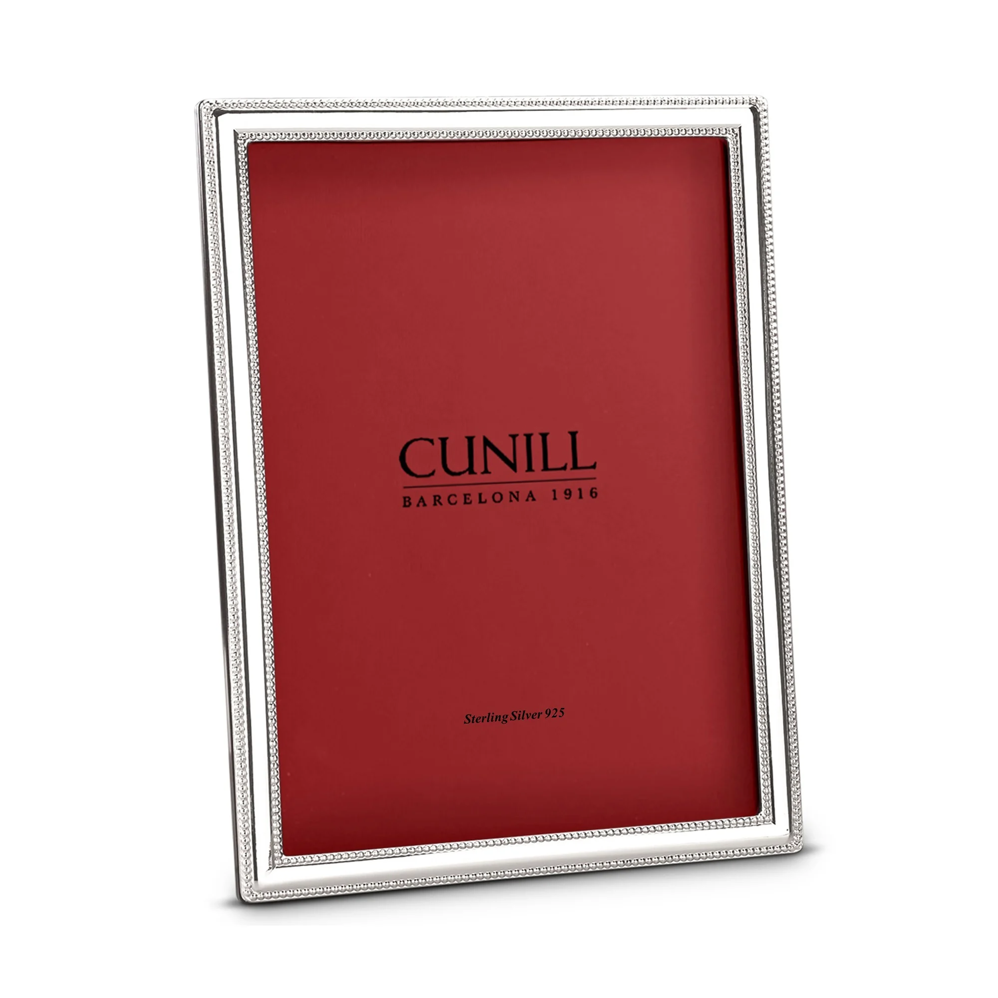 Cunill Pearls Narrow Sterling Silver 5x7 Frame | Berings