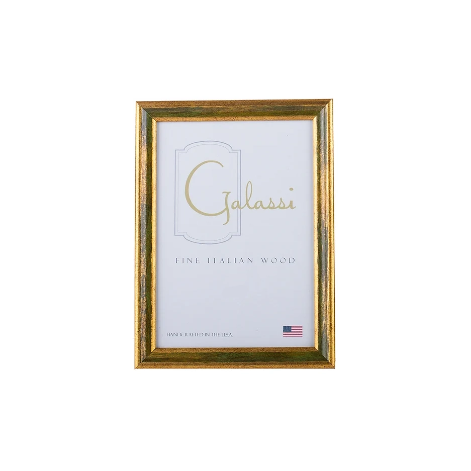 FG Galassi Traditional Green/Gold 4x6 Frame | Berings
