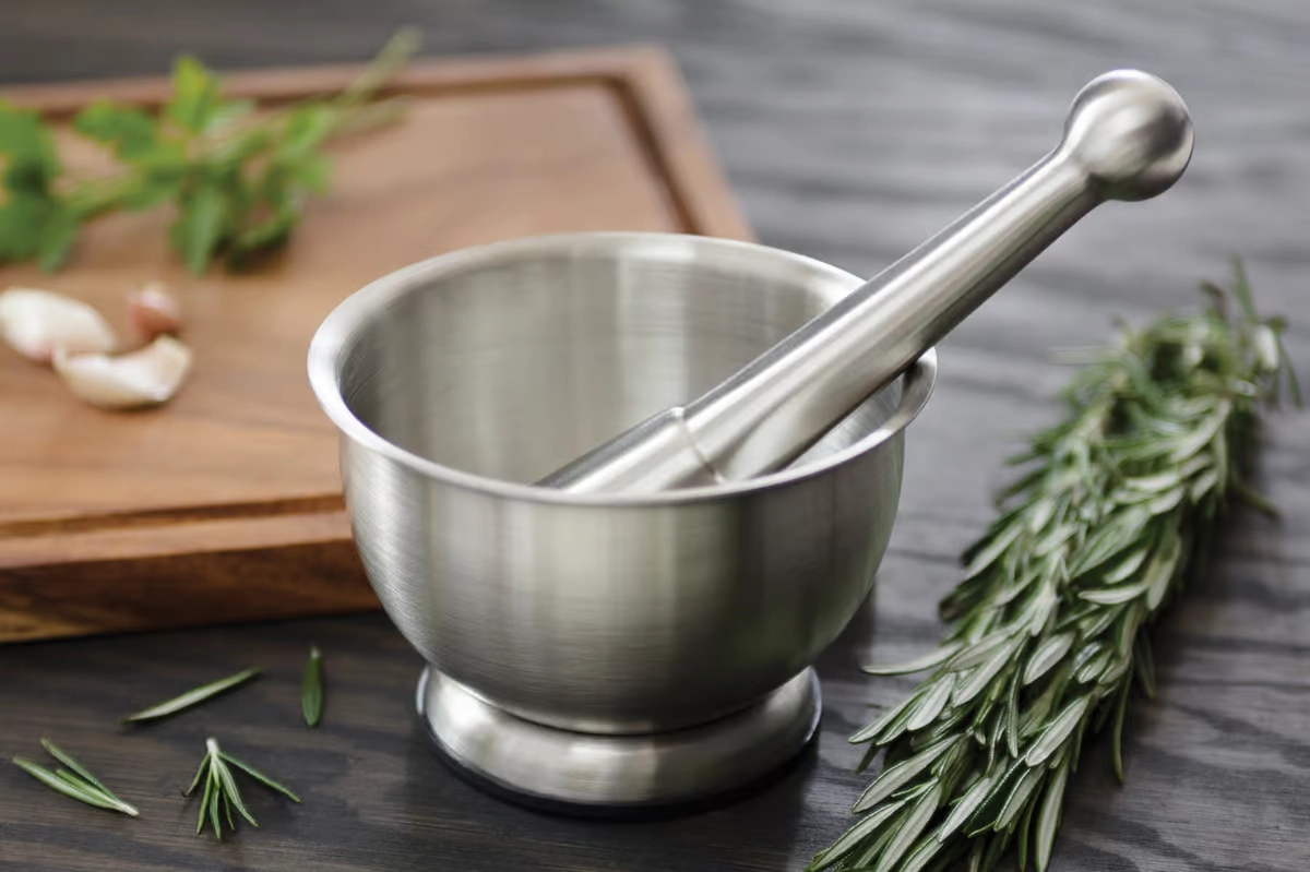 Stainless Steel Mortar and Pestle | Berings