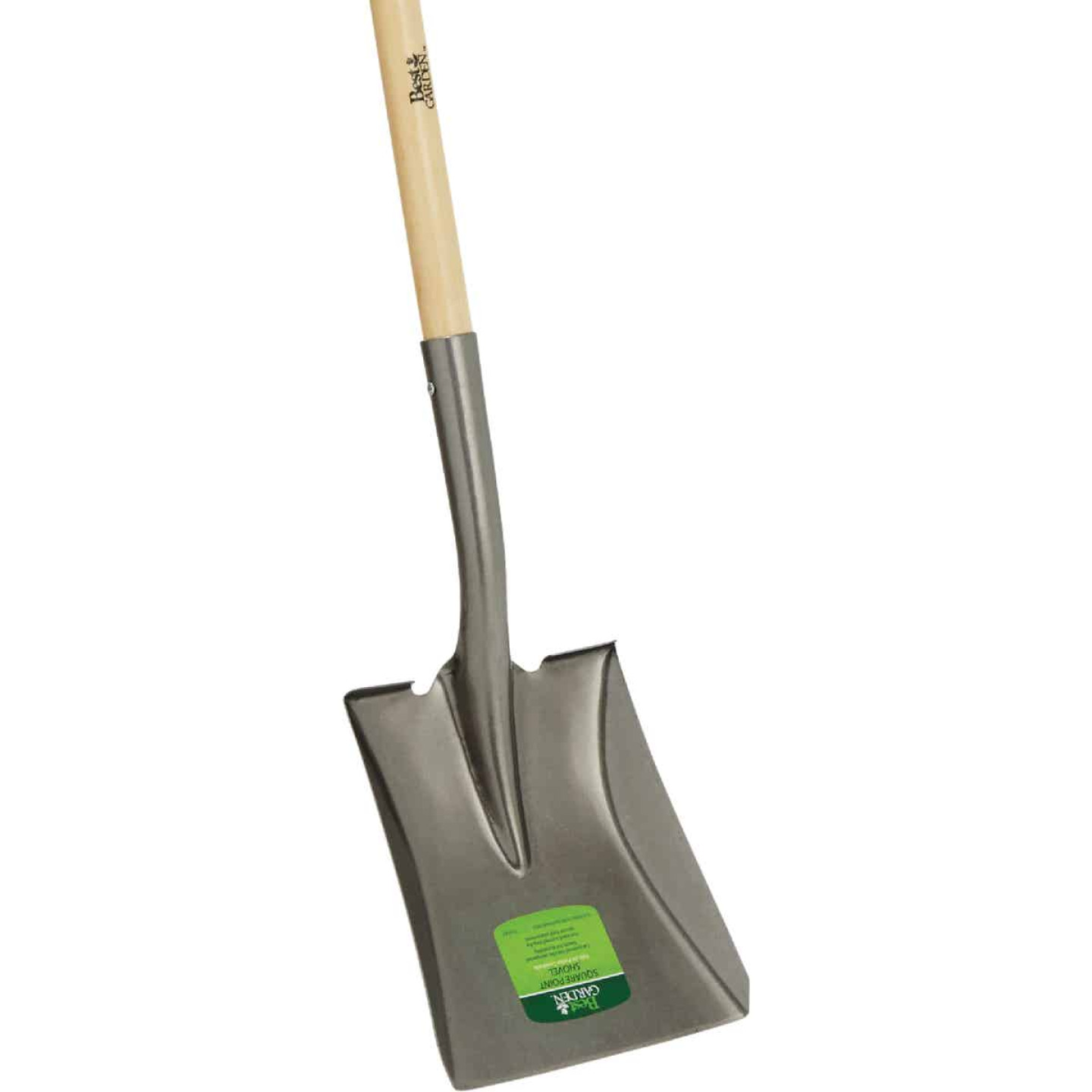 Wood Handle Square Point Shovel | Berings