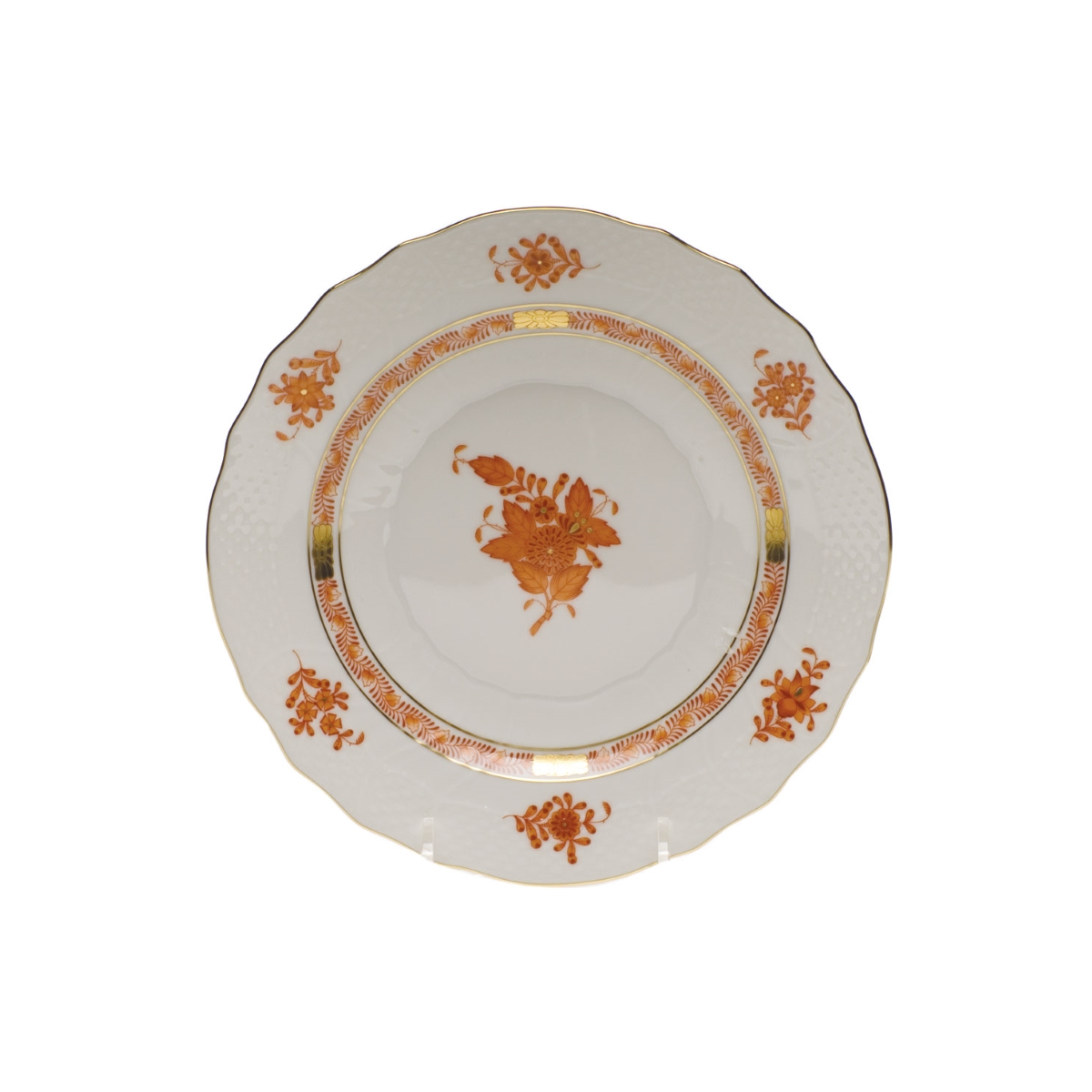 Herend Chinese Bouquet Rust Salad Plate | Berings