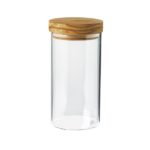 Berard France 30oz Glass Storage Jar with Olivewood Lid | Berings