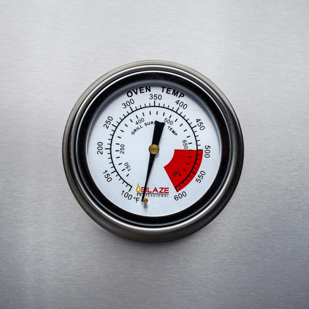 Blaze Professional LUX 34-Inch 3 Burner Built-In Gas Grill with Rear Infrared Burner - Liquid ...