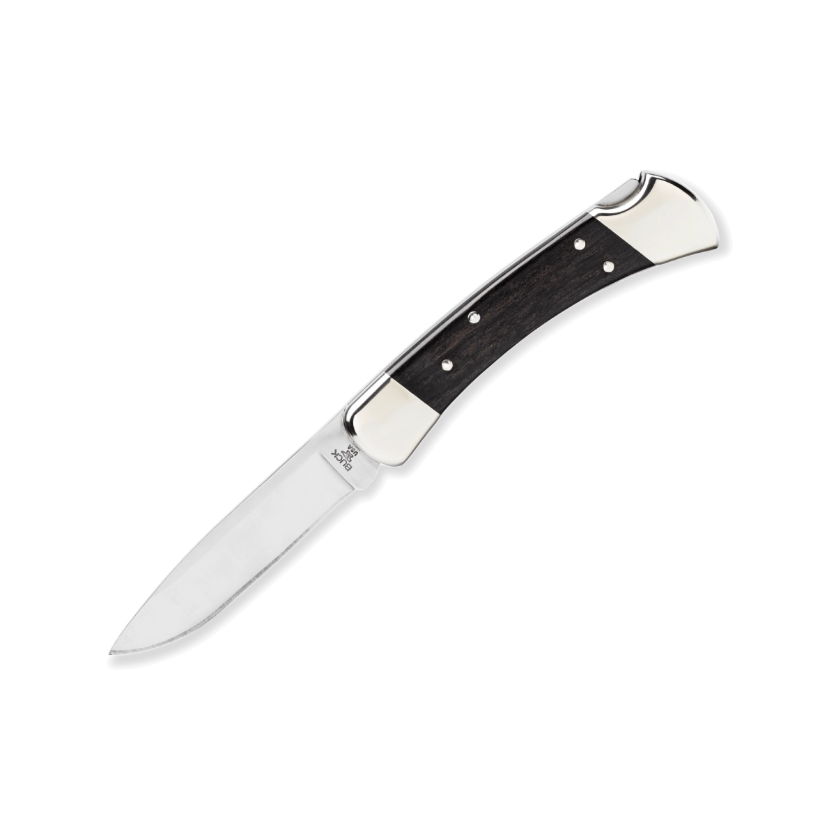 Buck 110 Folding Hunter Knife - Nickel Silver Drop Point | Berings