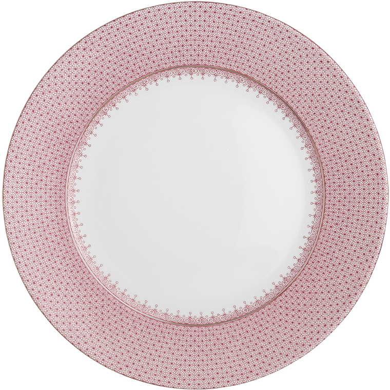 Mottahedeh Pink Lace Service Plate | Berings