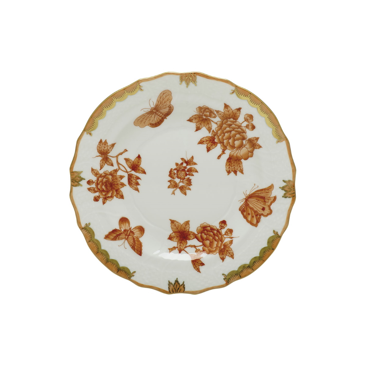 Herend Fortuna Rust Salad Plate | Berings