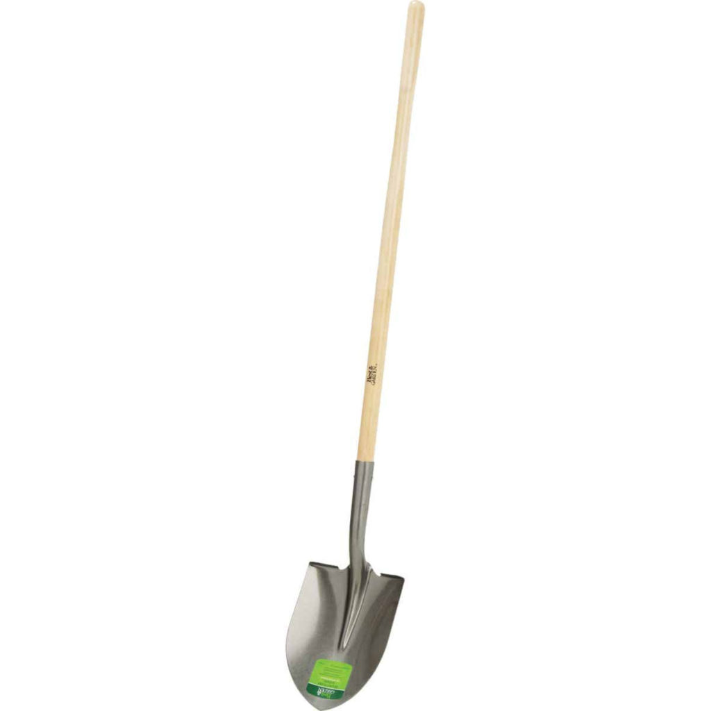 Wood Handle Round Point Shovel | Berings