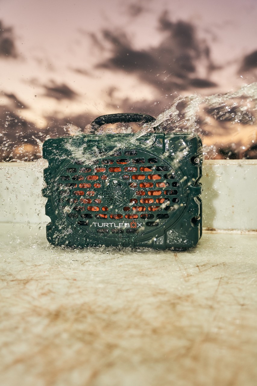 Turtlebox Gen 2 Bluetooth Outdoor Speaker - Green | 100% Waterproof