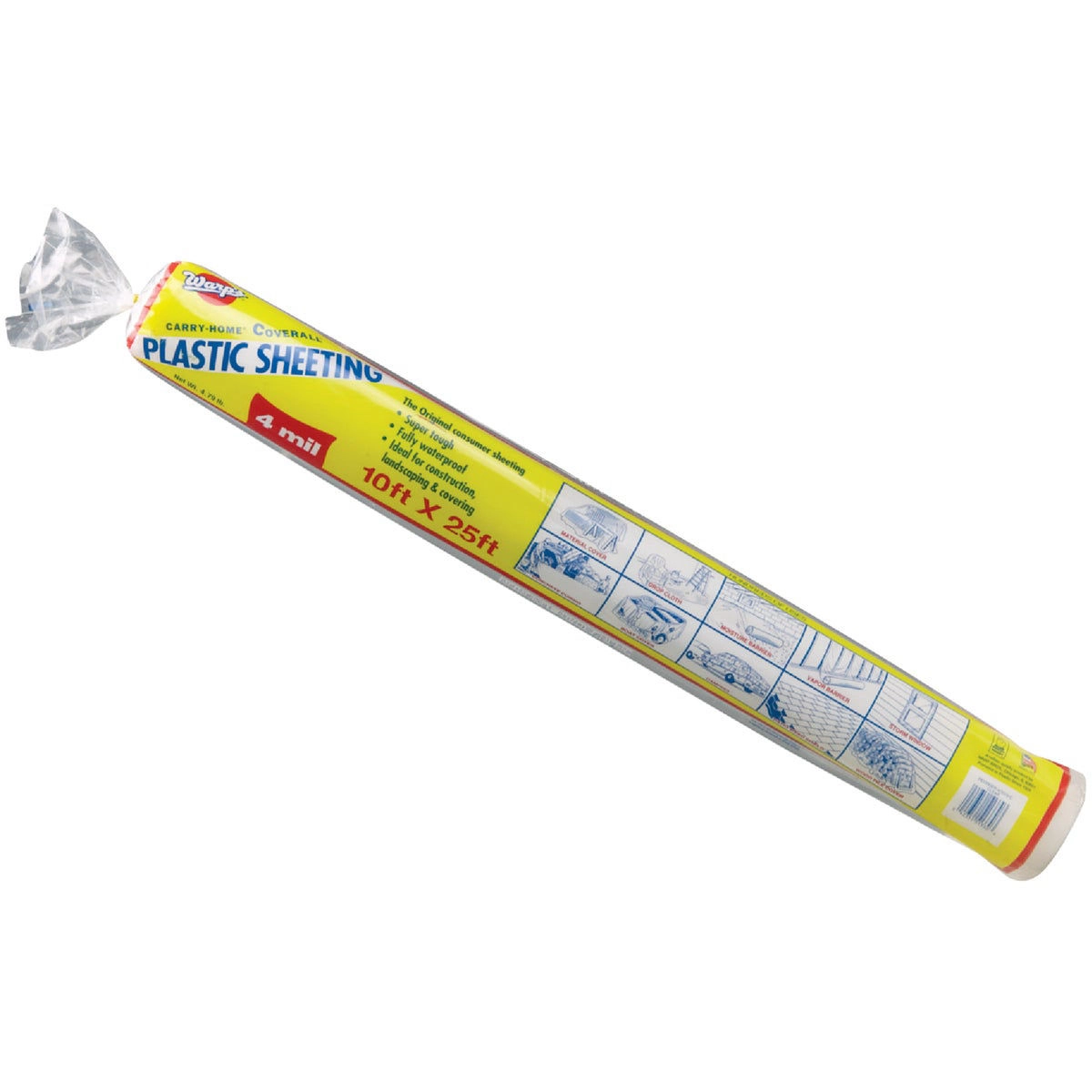 Warp's Carry-Home Coverall Clear 10 x 25 Plastic Sheeting | Berings