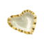 Annieglass Ruffle Heart Bowl - Gold | Berings