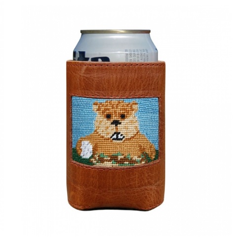 Smathers & Branson Gopher Golf Needlepoint Can Cooler | Berings