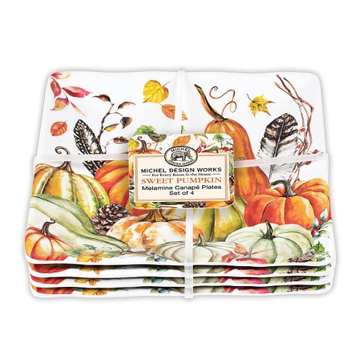 Sweet Pumpkin Melamine Canape Plate Set | Berings