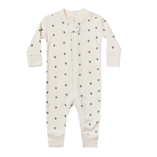 Rylee + Cru Long Sleeve Sleeper - Cactus/Ivory | Berings