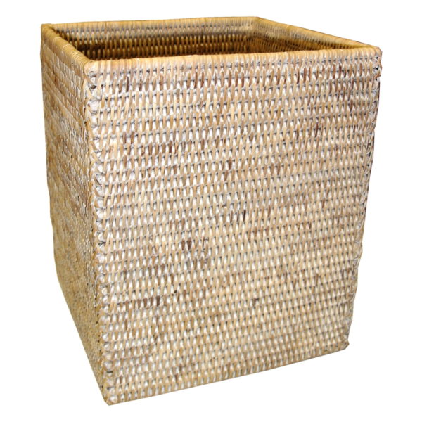 Matahari Square Waste Basket - Antique Brown | Berings