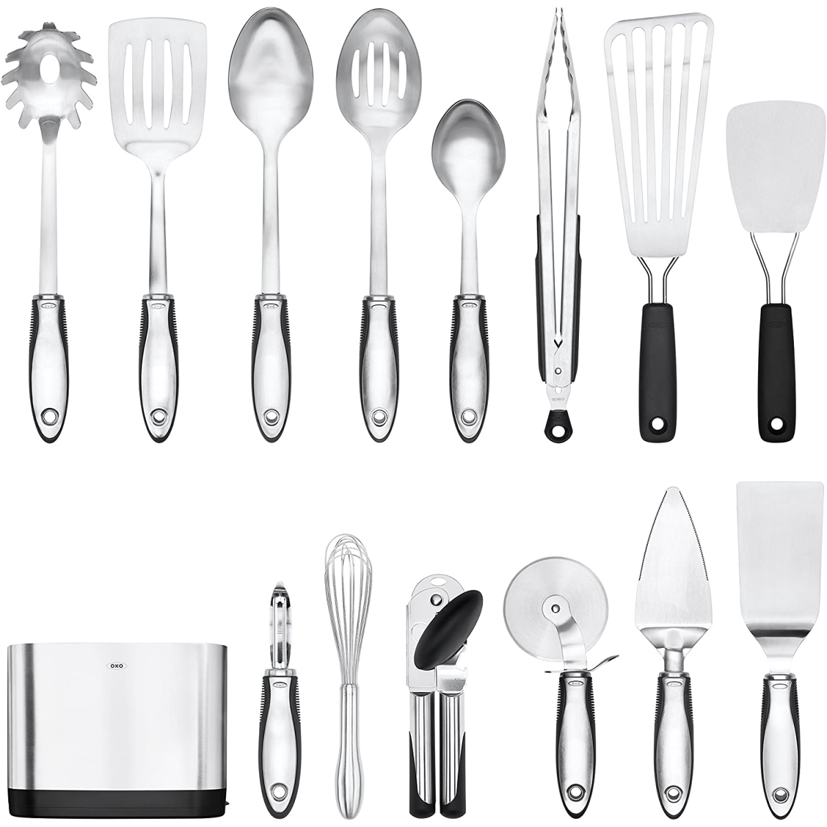 OXO Steel 15 Piece Utensil Set | Berings