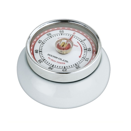 Retro Kitchen Timer - White | Berings