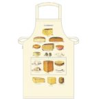 Cavallini & Co. Cheese Chart Cotton Apron | Berings