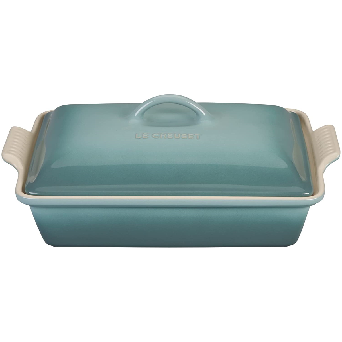 Le Creuset Heritage Rectangular Casserole - Sea Salt | Berings