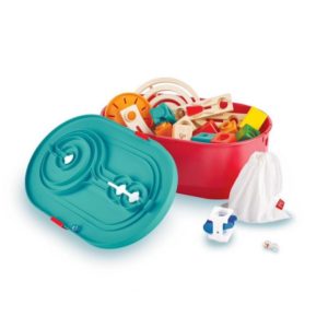 90 Piece Quadrilla Stack Track Race Building Set | Berings