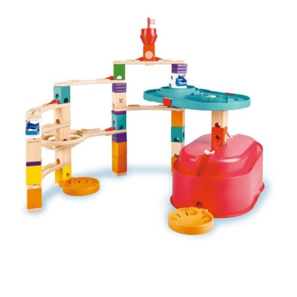 90 Piece Quadrilla Stack Track Race Building Set | Berings