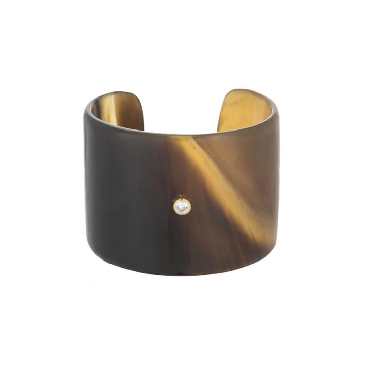 Horn Cuff With Crystal | Berings