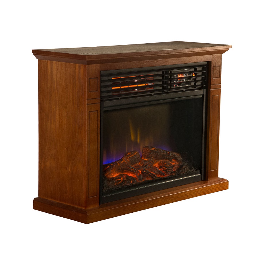 Mobile Quartz Electric Fireplace with Real Flame™ Technology | Berings