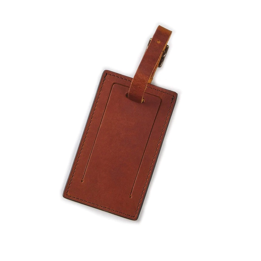 Tom Beckbe Luggage Tag - Chestnut | Berings