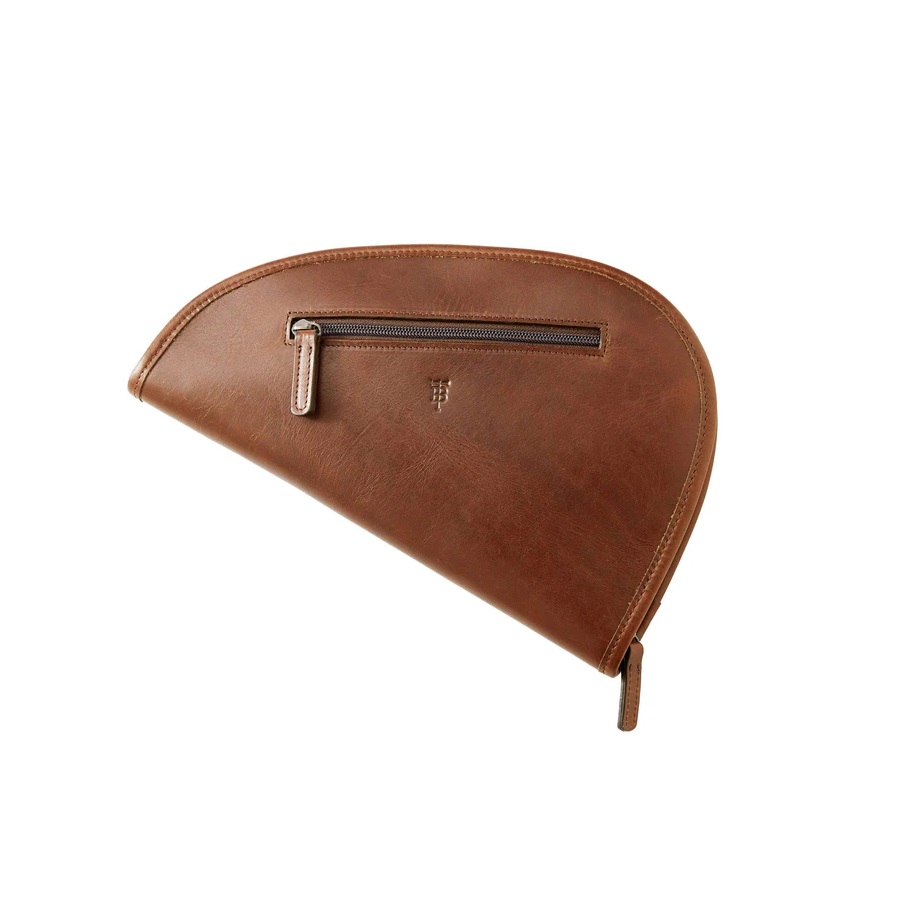 Leather Pistol Case - Chestnut | Berings