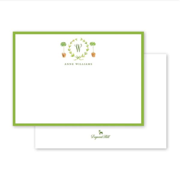 French Topiary Boxed Note Cards | Berings
