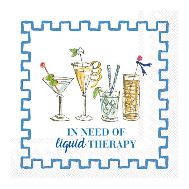 Liquid Therapy Cocktail Napkins | Berings