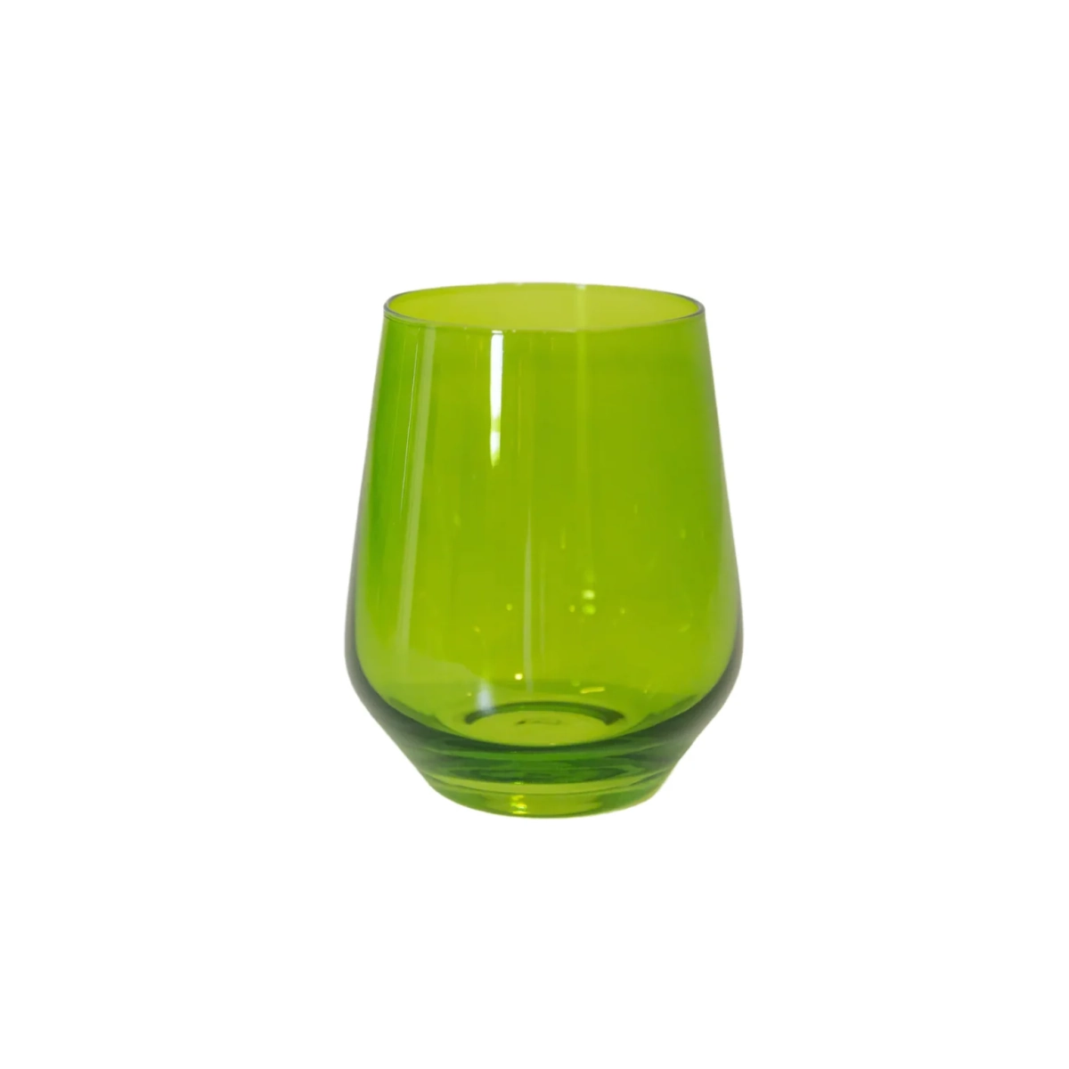 Estelle Colored Stemless Wine Glass - Forest Green | Berings