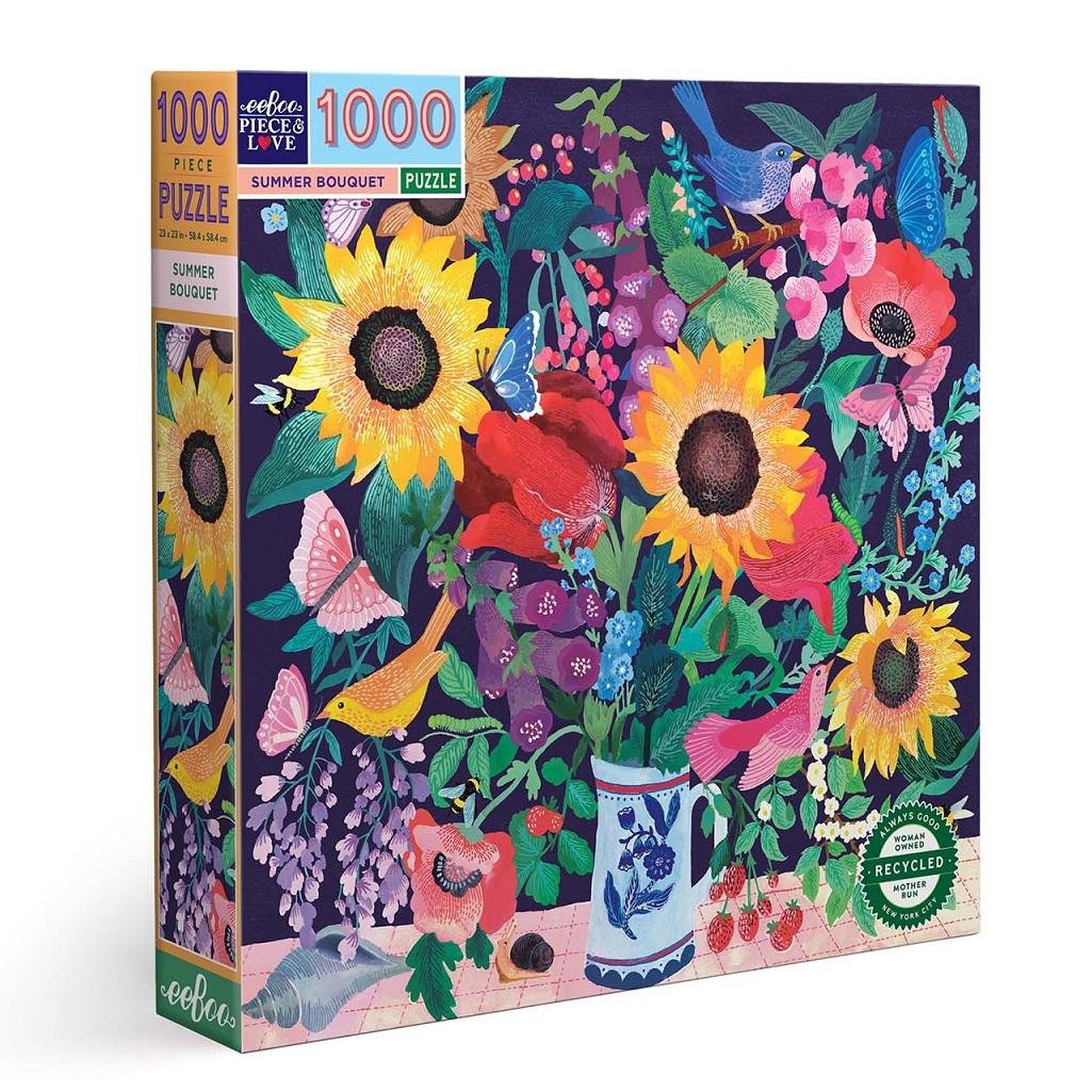 Summer Bouquet 1000pc Puzzle | Berings