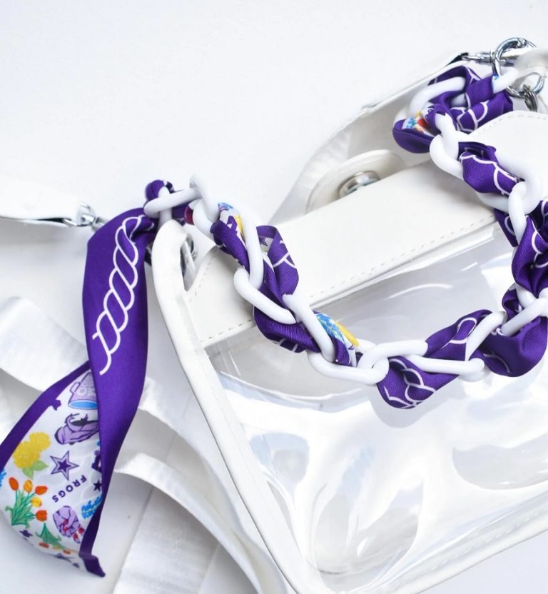 Saturday Silks TCU Horned Frogs Skinny Scarf | Berings