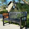 Charleston Bench in Semi-Matte Black | Berings
