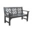 Chippendale Bench, Semi-Matte Black | Berings