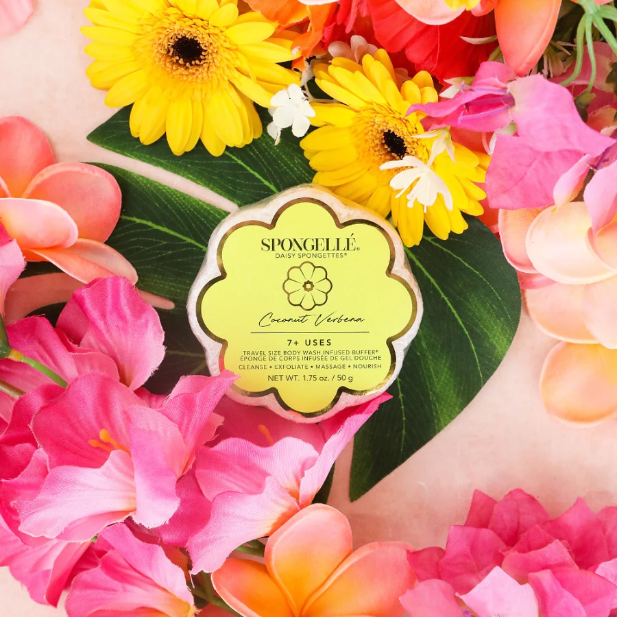 Spongelle Coconut Verbena Daisy Spongette | Berings