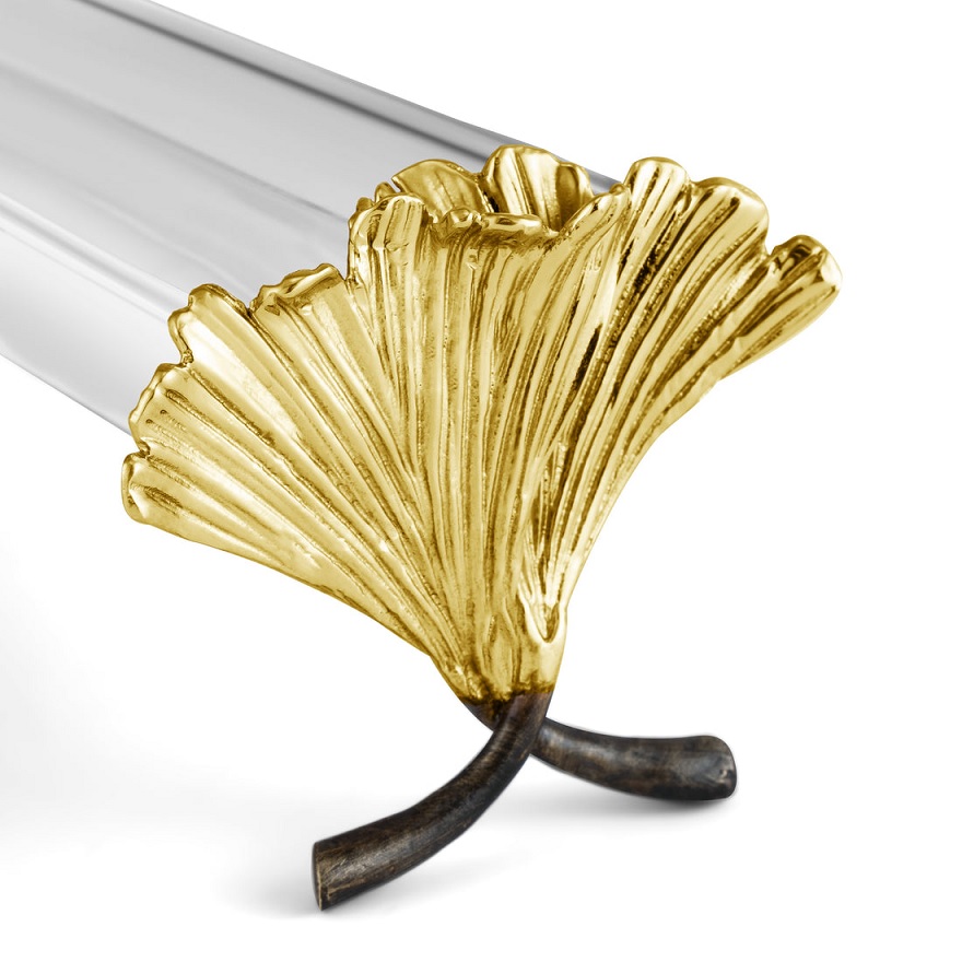 Michael Aram Golden Ginkgo Macaron Dish | Berings