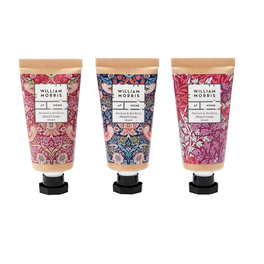 Strawberry Thief Patchouli & Red Berry Three Hand Creams | Berings