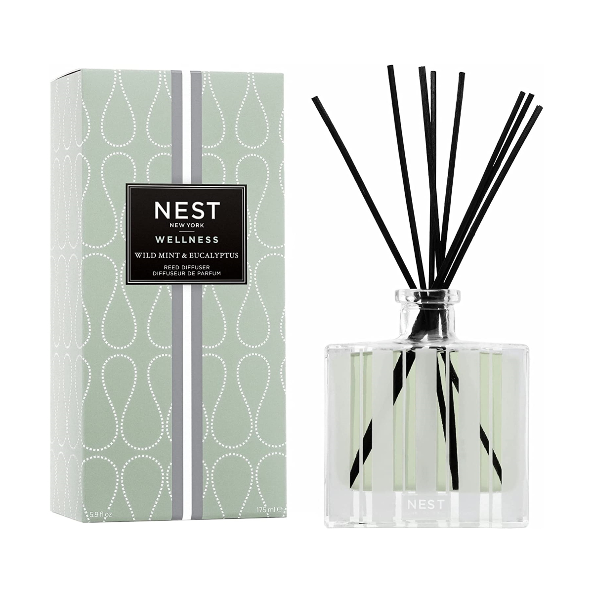 Nest Wild Mint & Eucalyptus Reed Diffuser | Berings