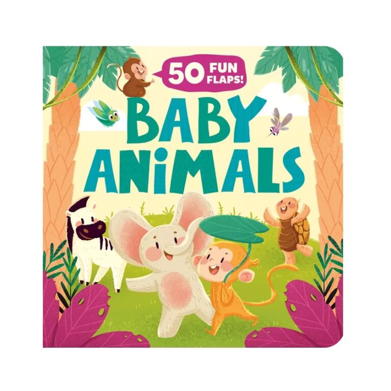 Baby Animals Flap Book - (50 Fun Flaps!) | Berings