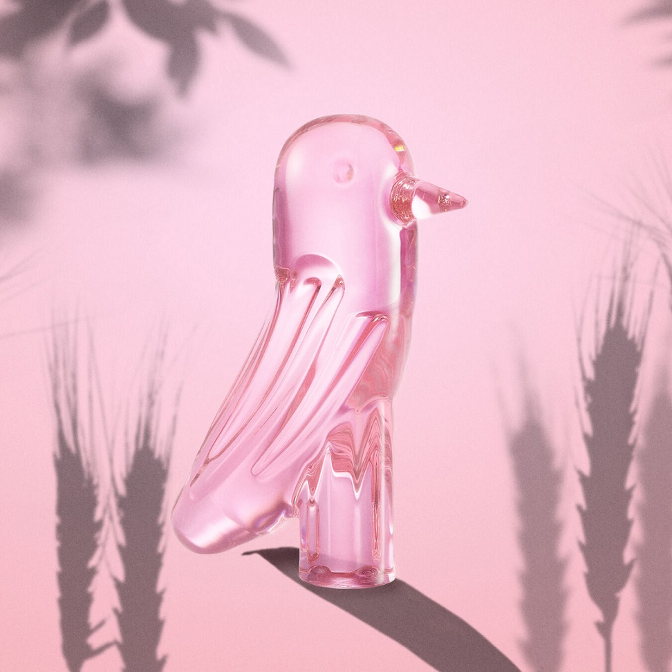 Baccarat Faunacrystopolis Bird - Pink Blush | Berings