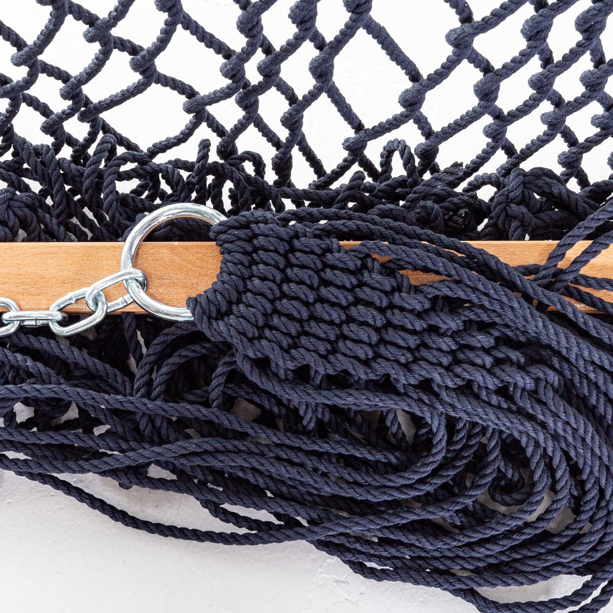 Double Navy Polyester Rope Hammock - Navy | Berings