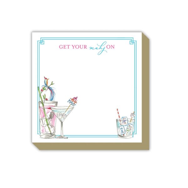 Mahjong Cocktails Luxe Notepad | Berings