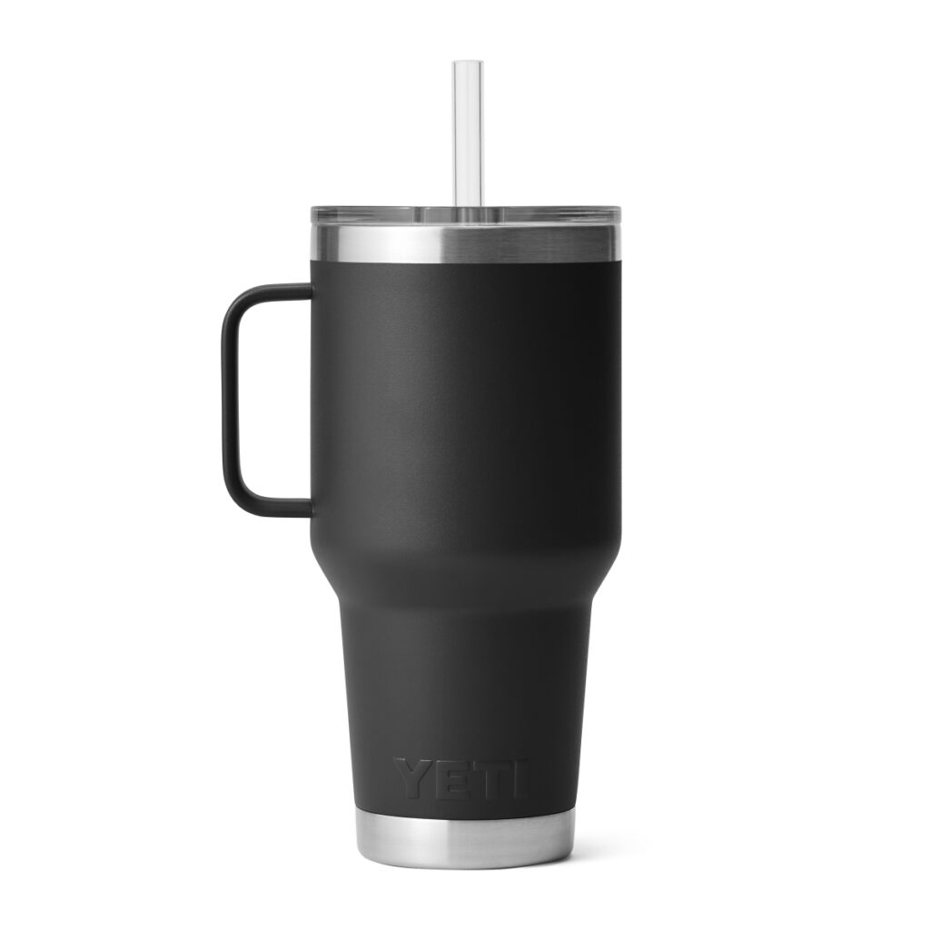 Yeti Rambler 35oz Mug with Straw Lid - Black | Berings
