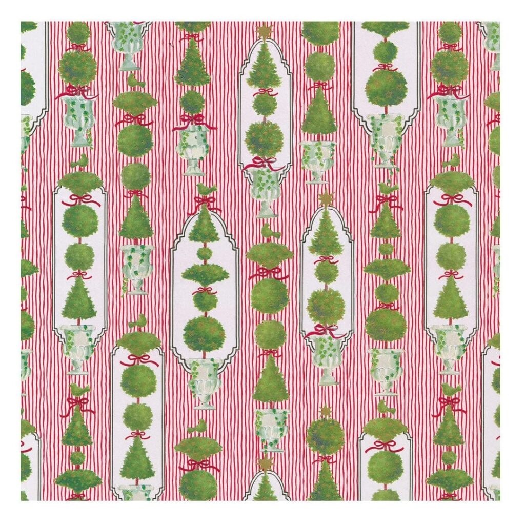 Caspari Eloise Red Gift Wrap | Berings