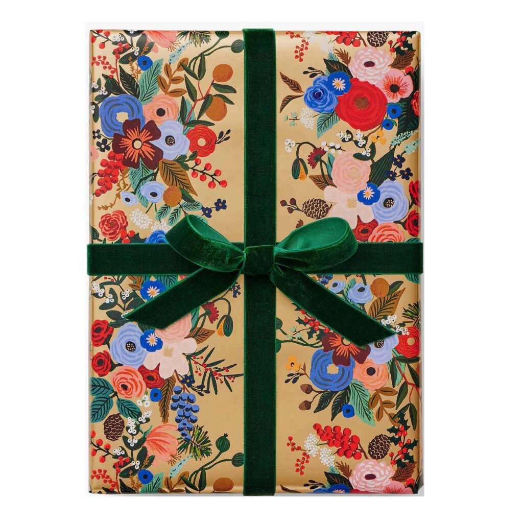 Rifle Paper Co. Holiday Garden Party Wrapping Roll | Berings