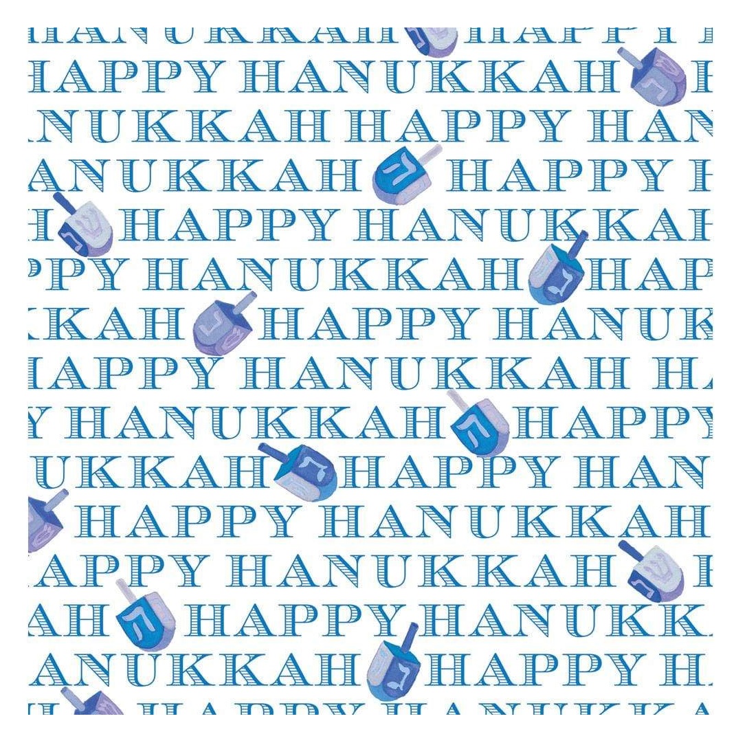 Caspari Happy Hanukkah Gift Wrapping Paper | Berings